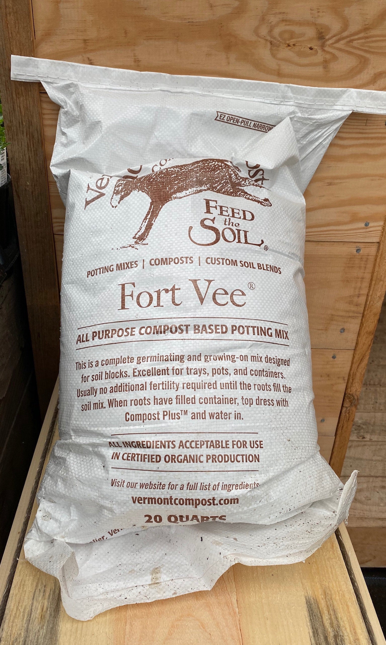 Vermont Compost Company's Fort Vee Potting Soil | Red Wagon Plants ...
